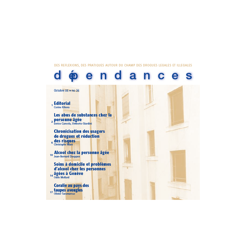 Dépendances n° 26: Vieillir et consommer… - Addiction Suisse